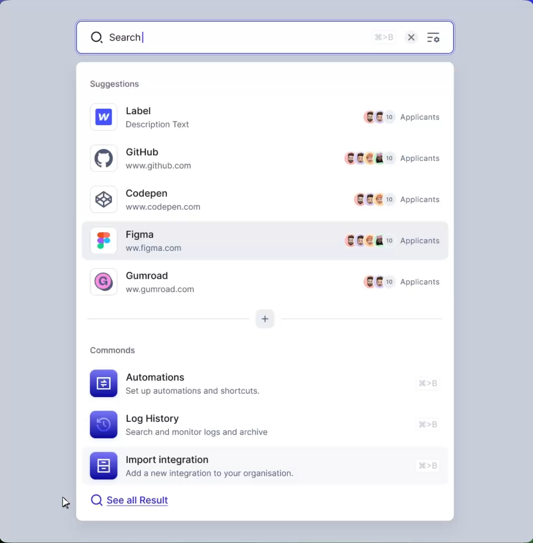 Command Menus by Akash Pandey | Layers