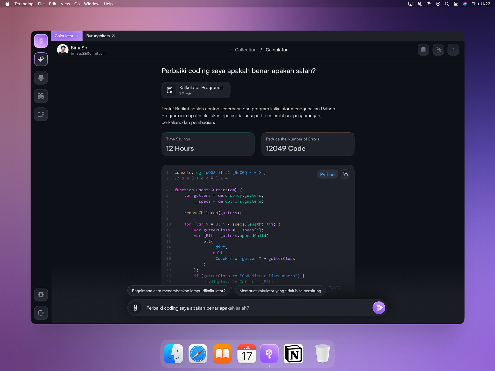 Terkoding - Generate Code AI by Kretya Studio | Layers