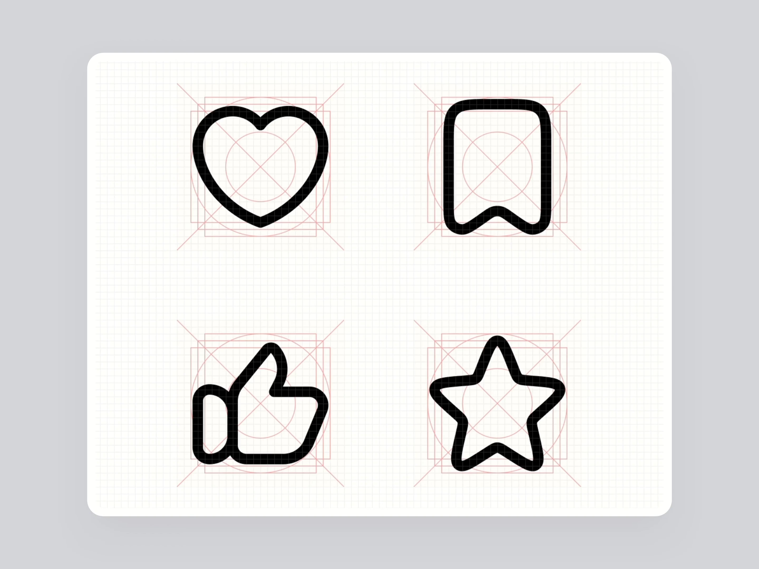 Drawing bookmark and favorite icons in Figma 💛 👍 by Hugeicons Pro | Layers