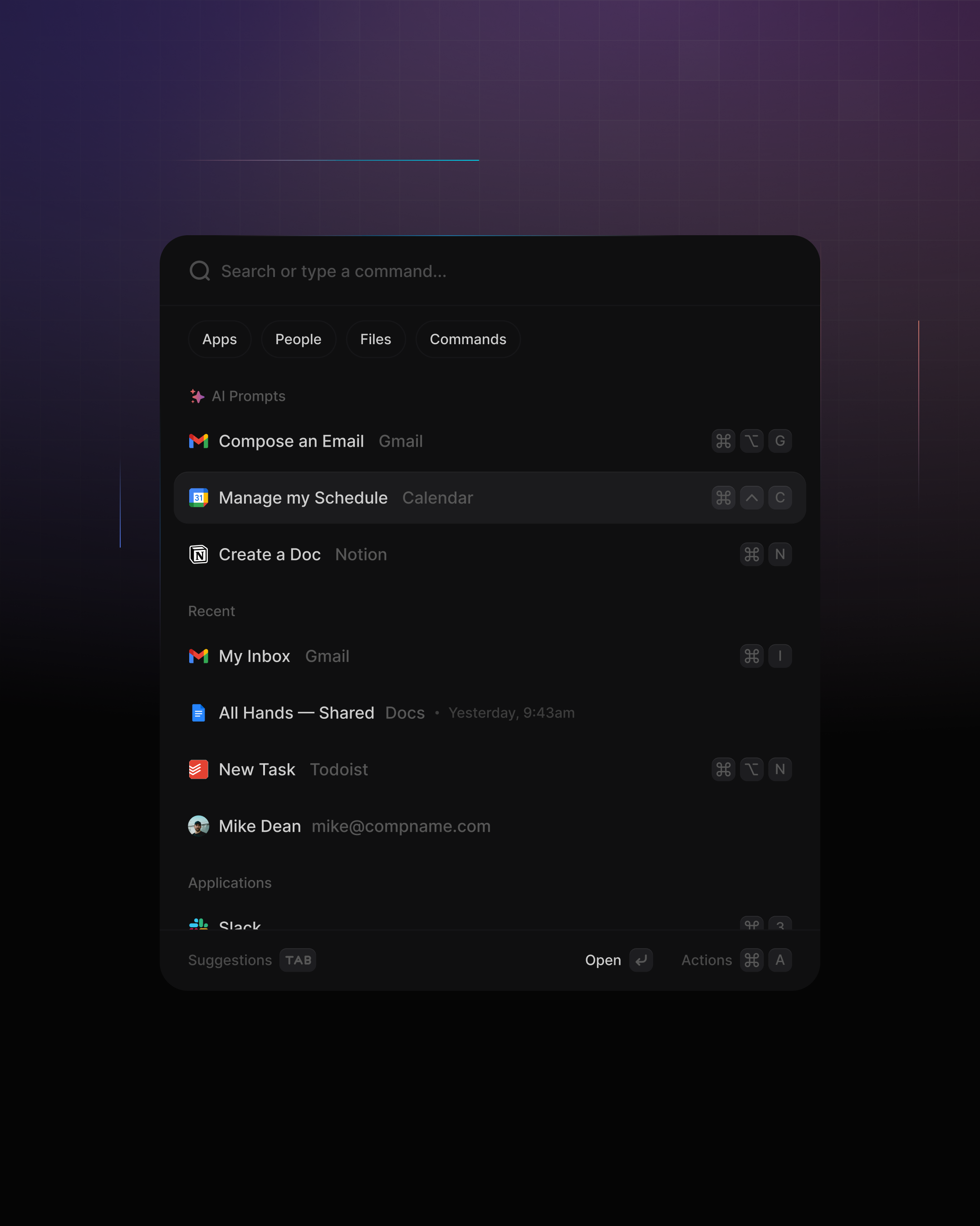 [Dark Mode] Command K + AI by Emmanuel Ikechukwu | Layers