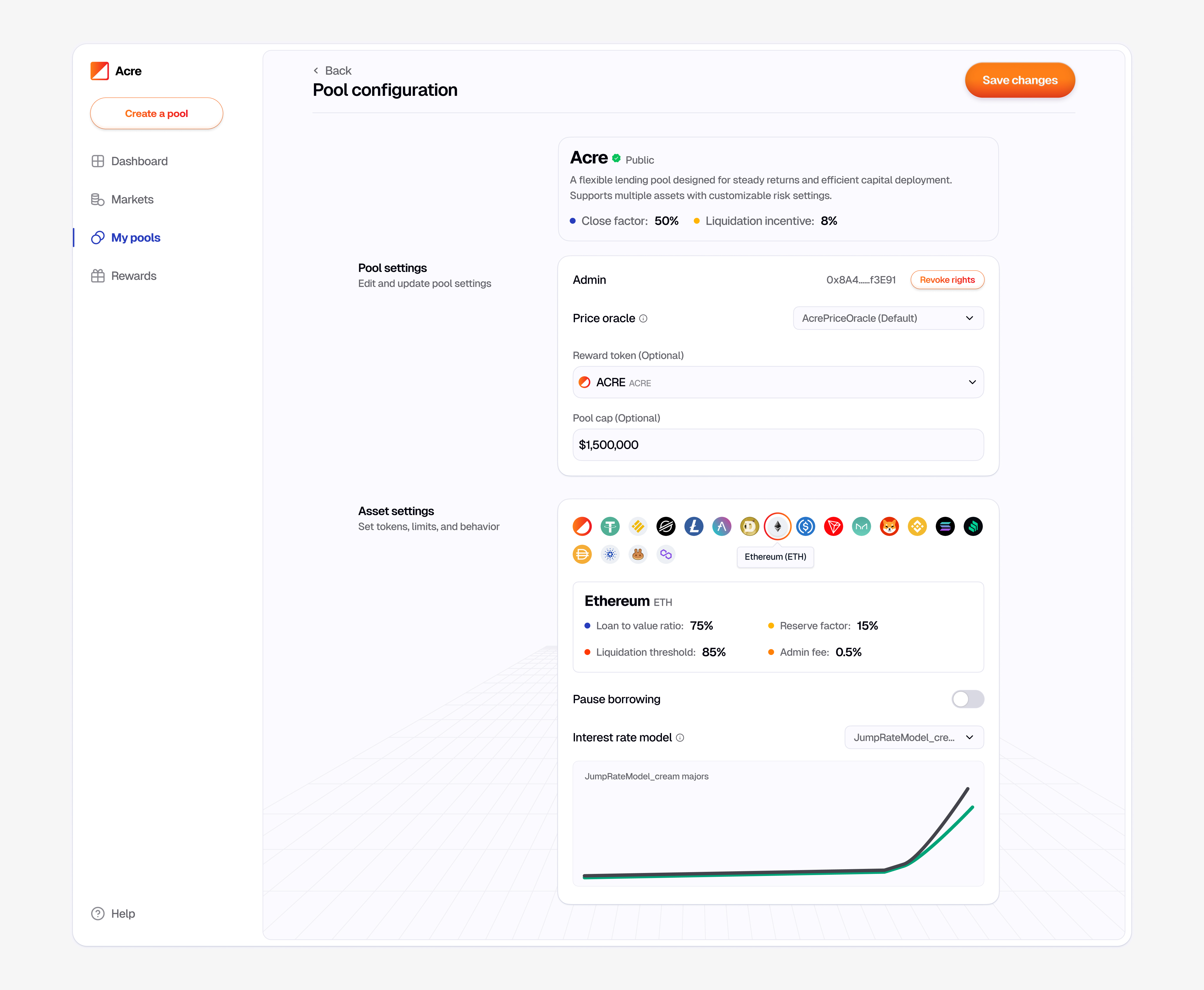 Pool configuration page by Felix Enyinnaya | Layers