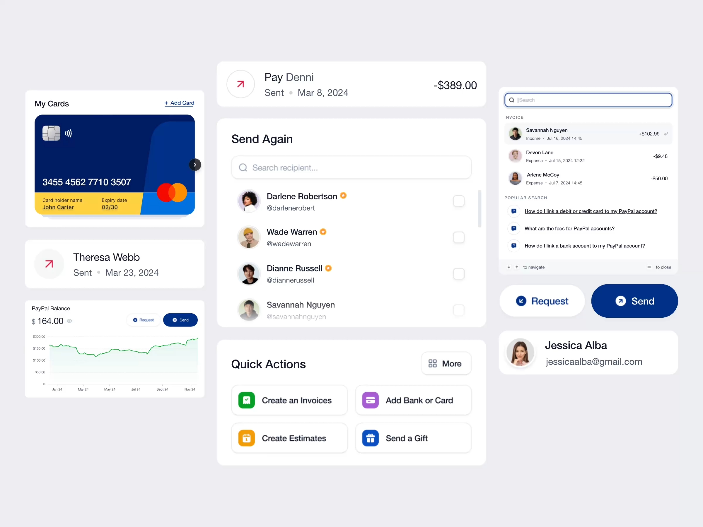Paypal Redesign - Components by Dipa Inhouse | Layers