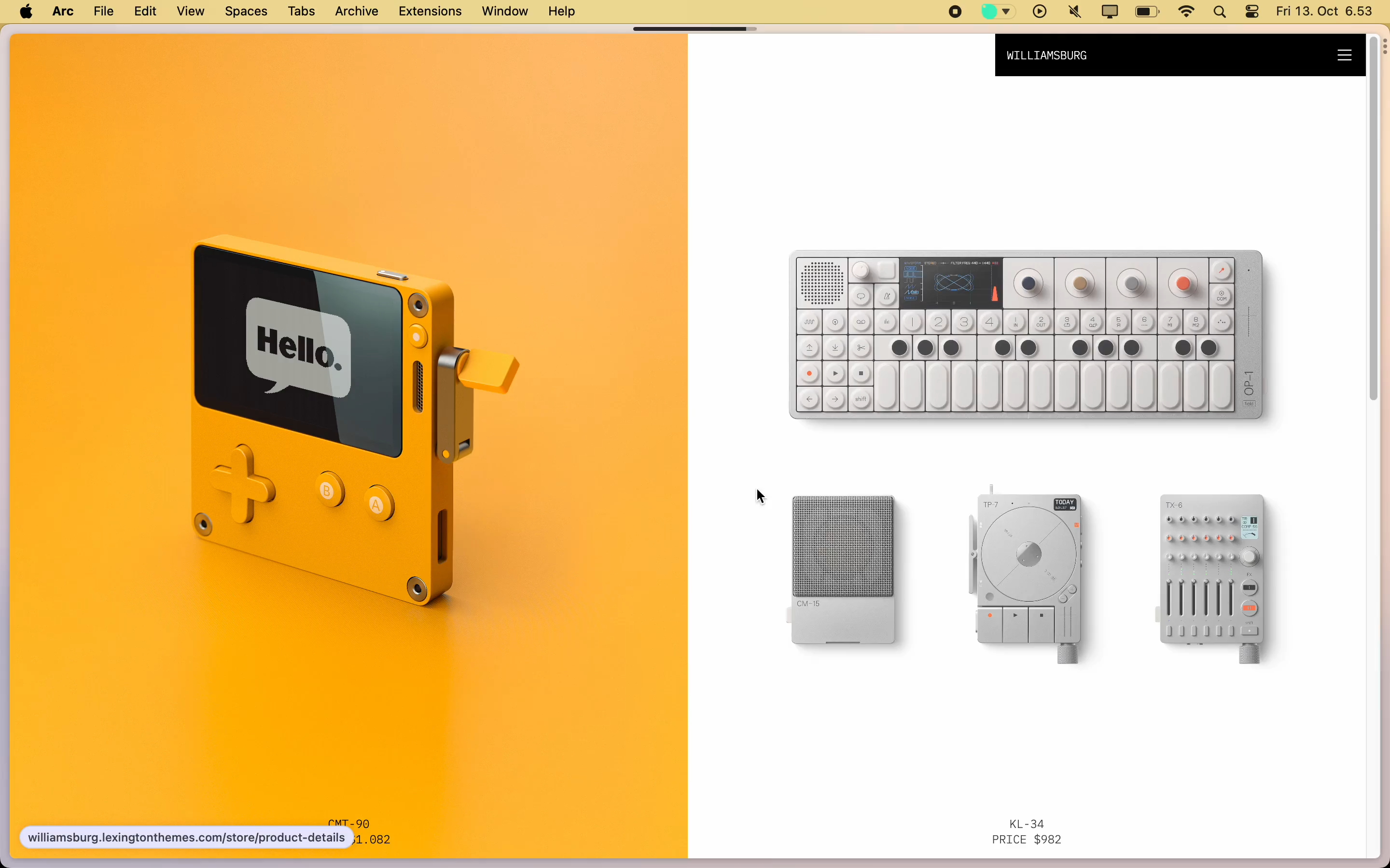 Williamsburg - Multipage ecommerce theme. by Michael Andreuzza | Layers
