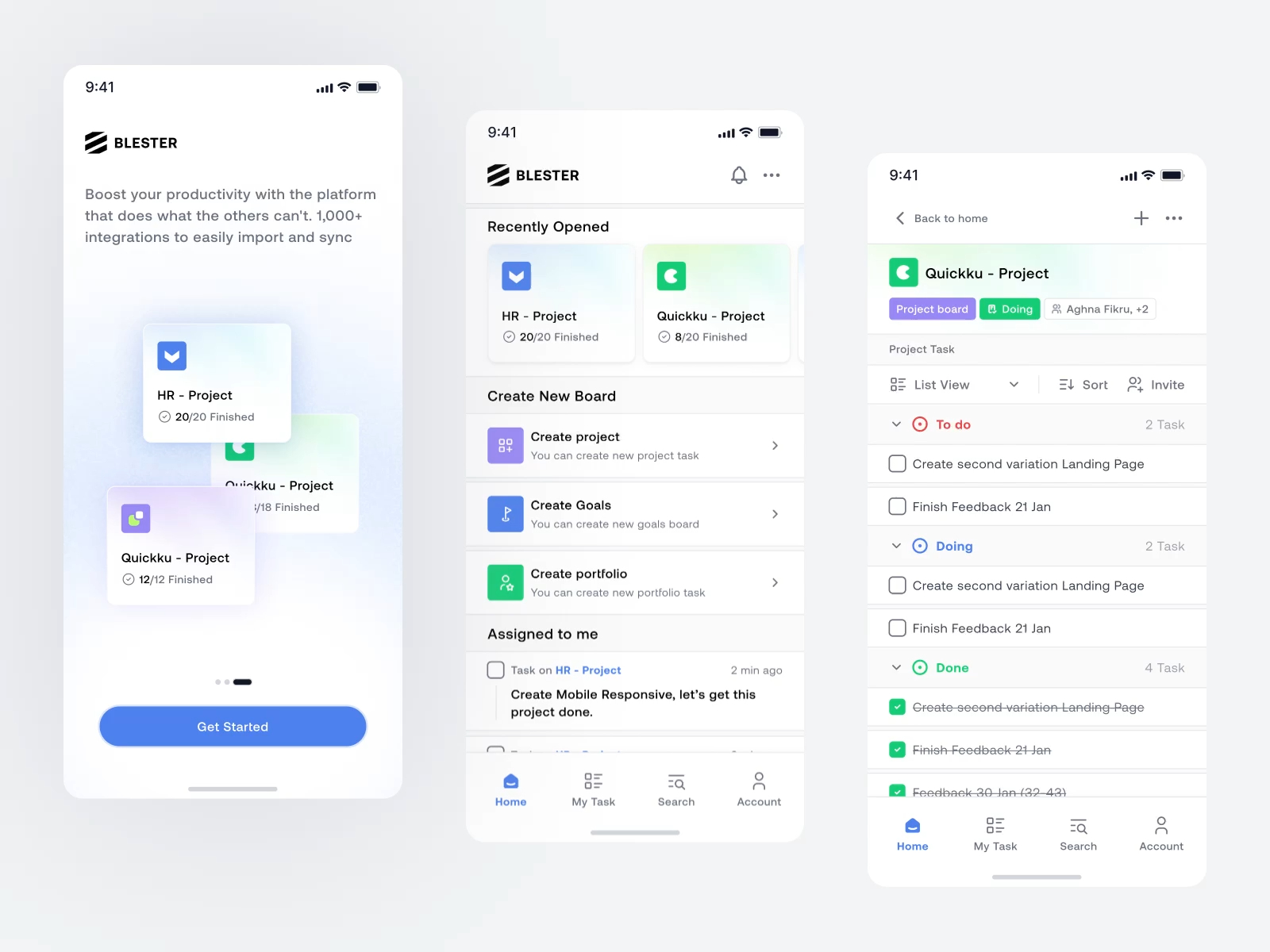 Blester - Task Management Apps by Dipa Inhouse | Layers