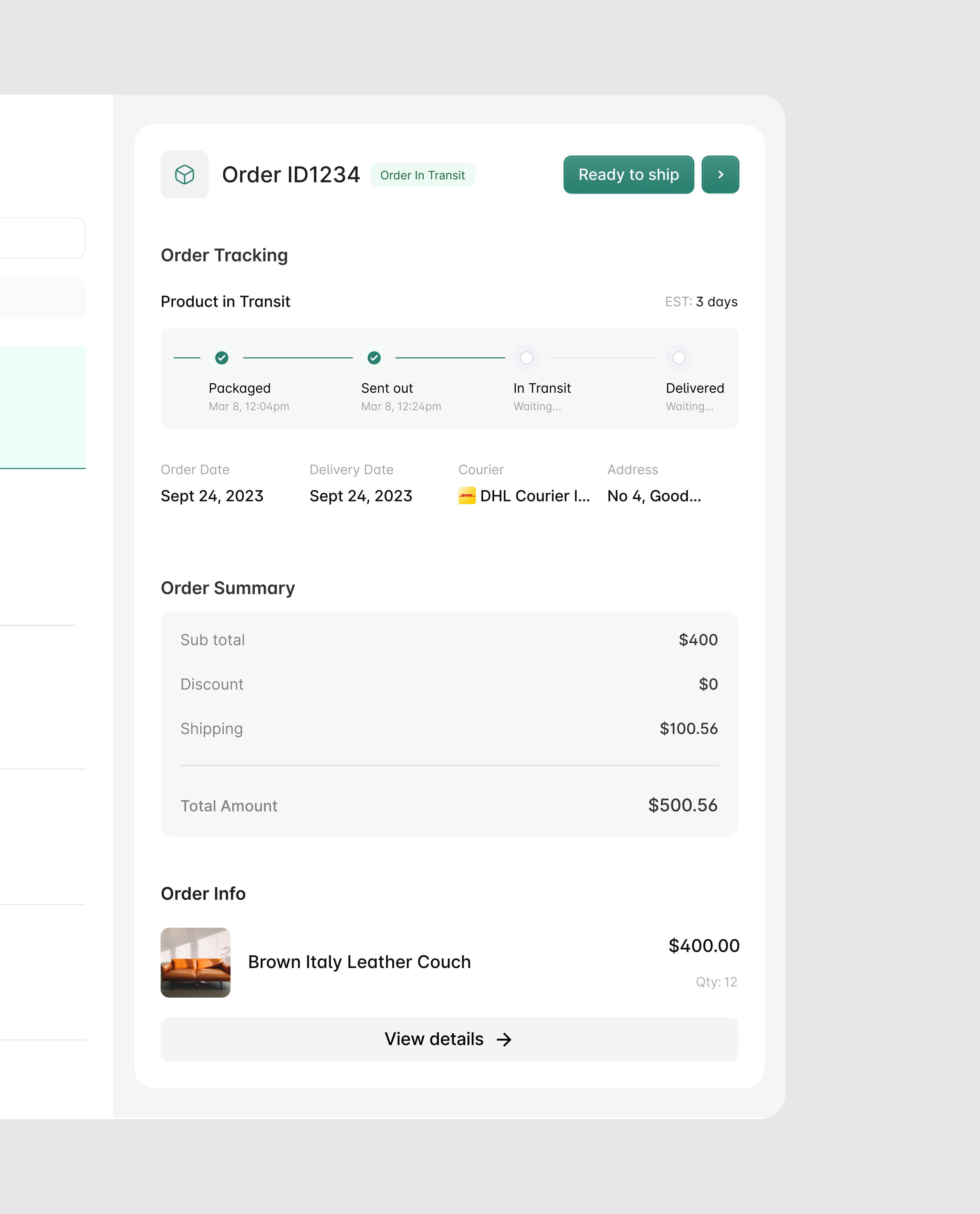 Order details by Raji Adeoye | Layers