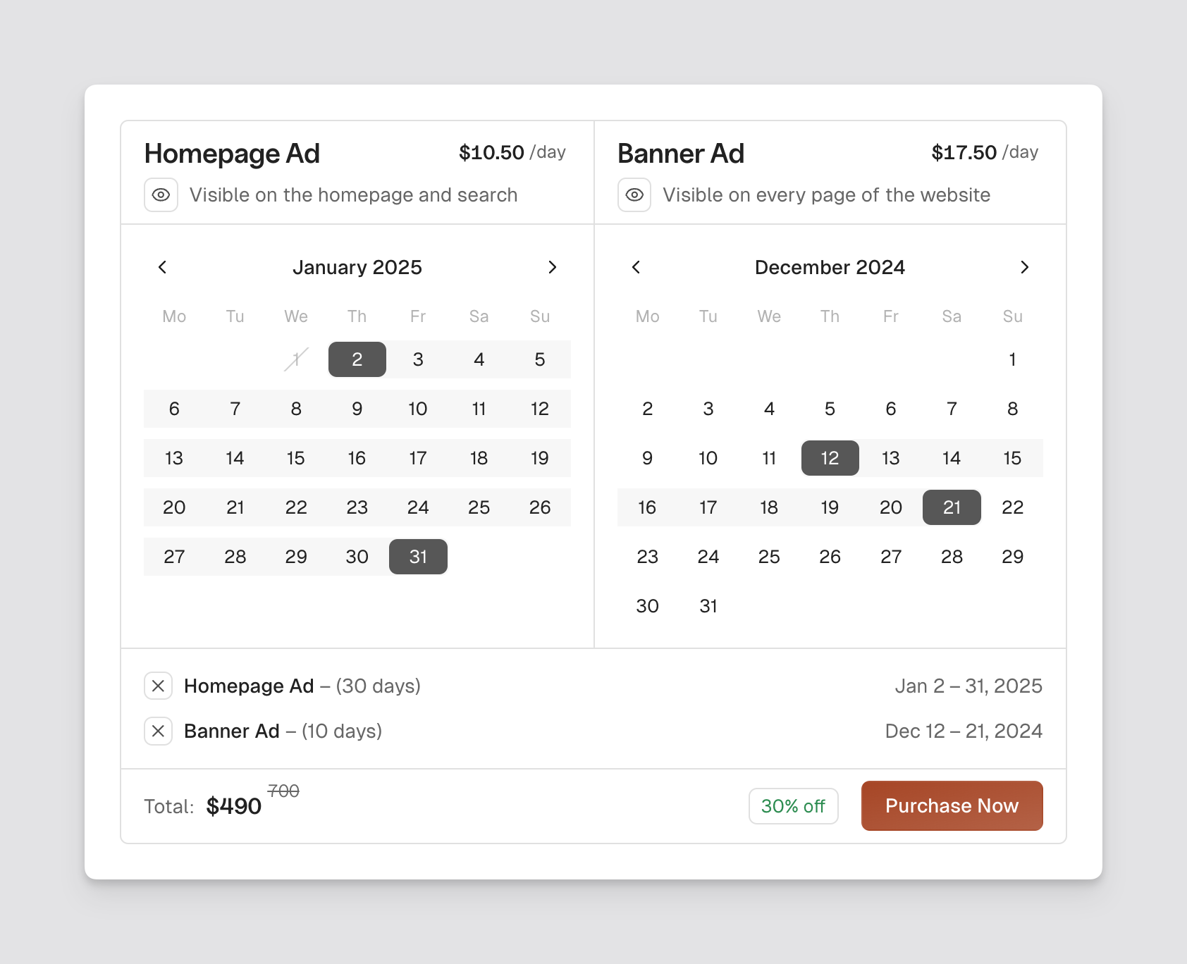 Advertisement Picker by Piotr Kulpinski | Layers