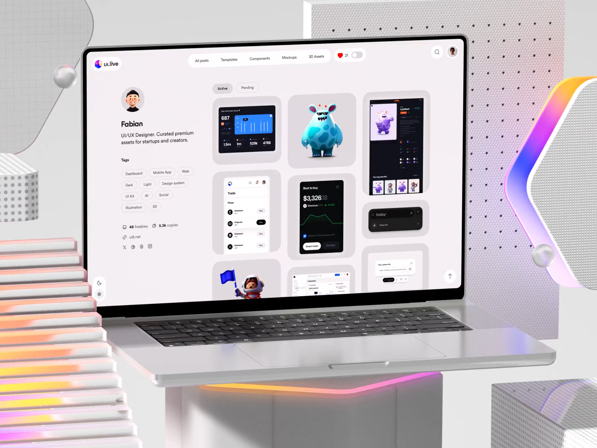 UI.Live – Beta Access Promo Video by Ilya Kostin | Layers