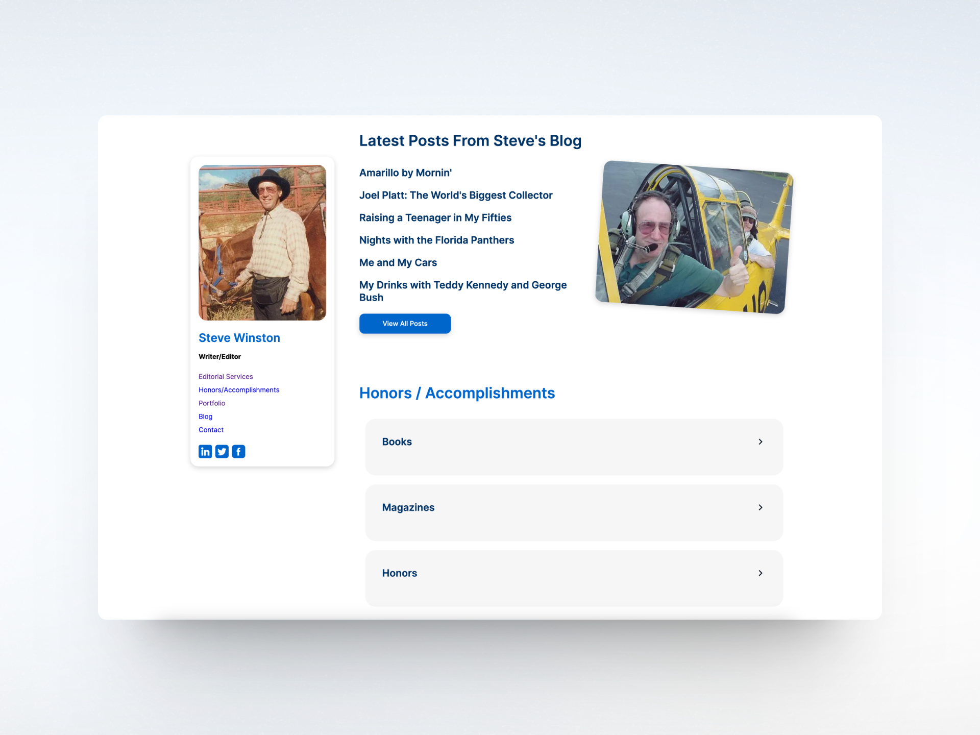 Taking a look at last week's release for writer/editor Steve Winston ...