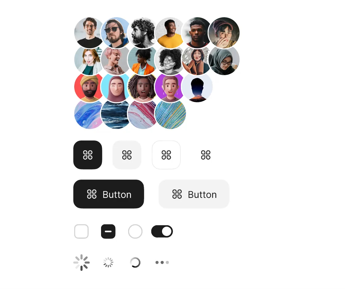 SnowUI components by ByeWind | Layers