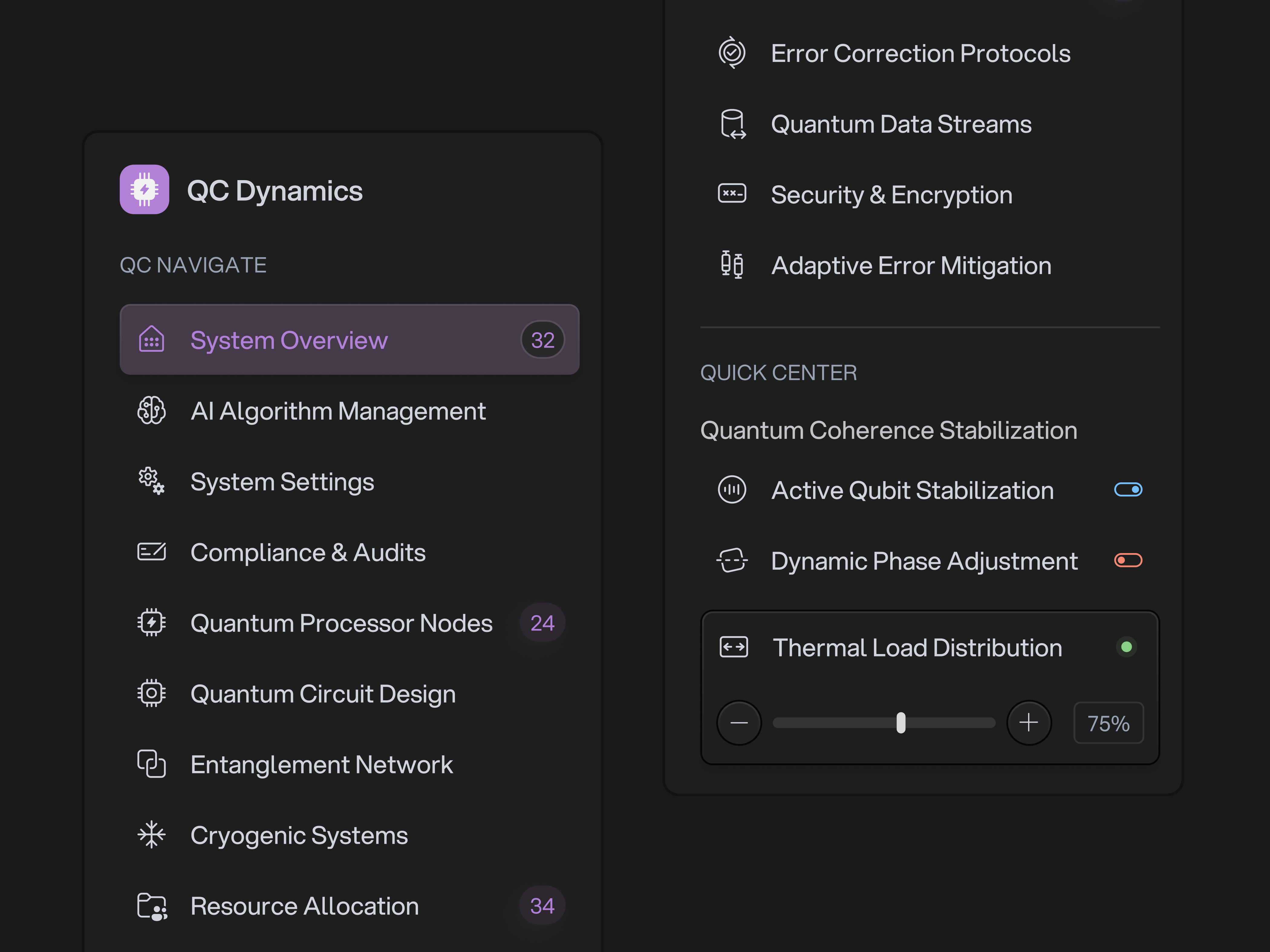 Dashboard Sidebar Navigation Menu - Skeumorphism Style by M Sarib Khan | Layers