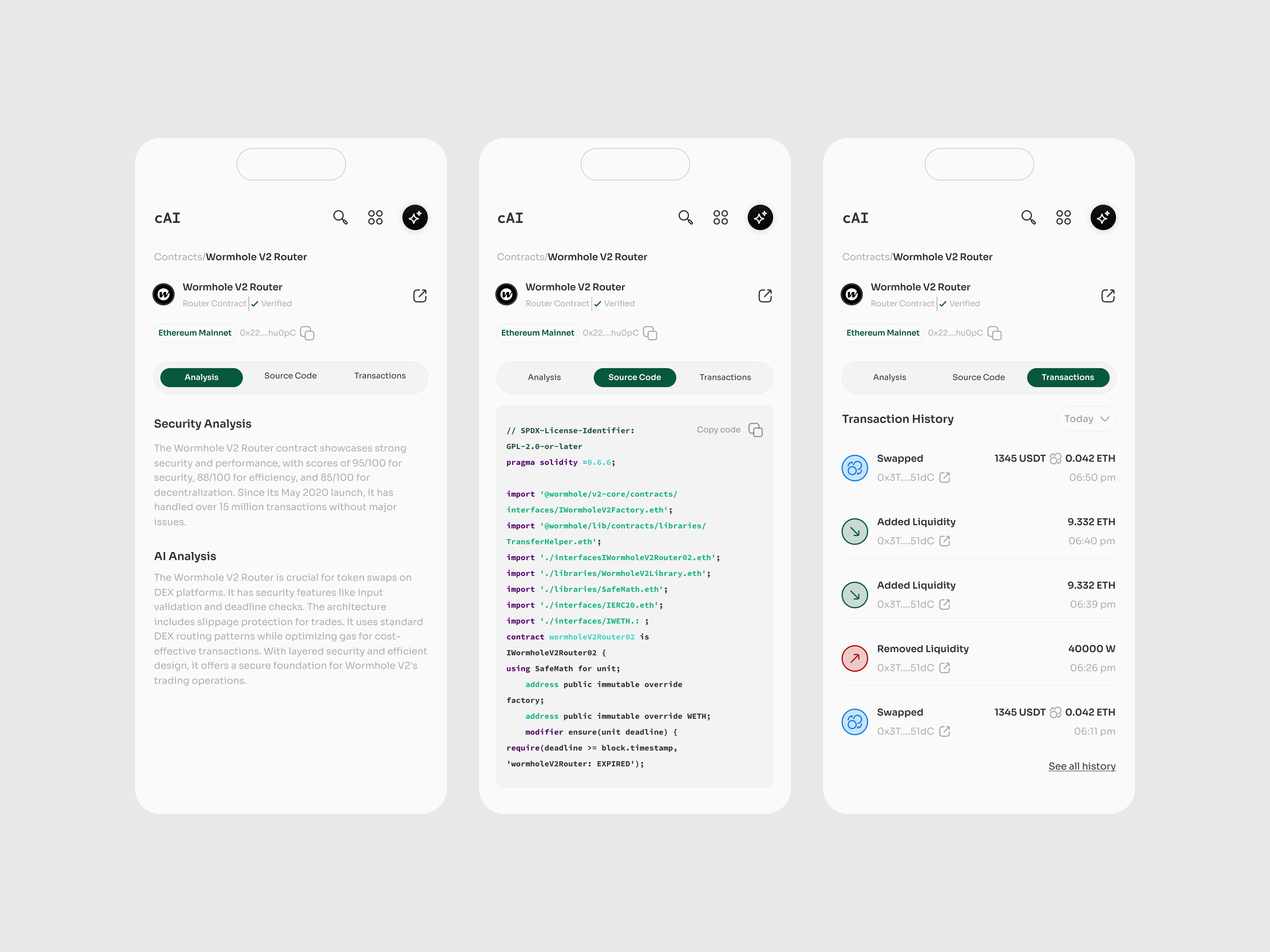 cAI - Mobile by Damilare | Layers