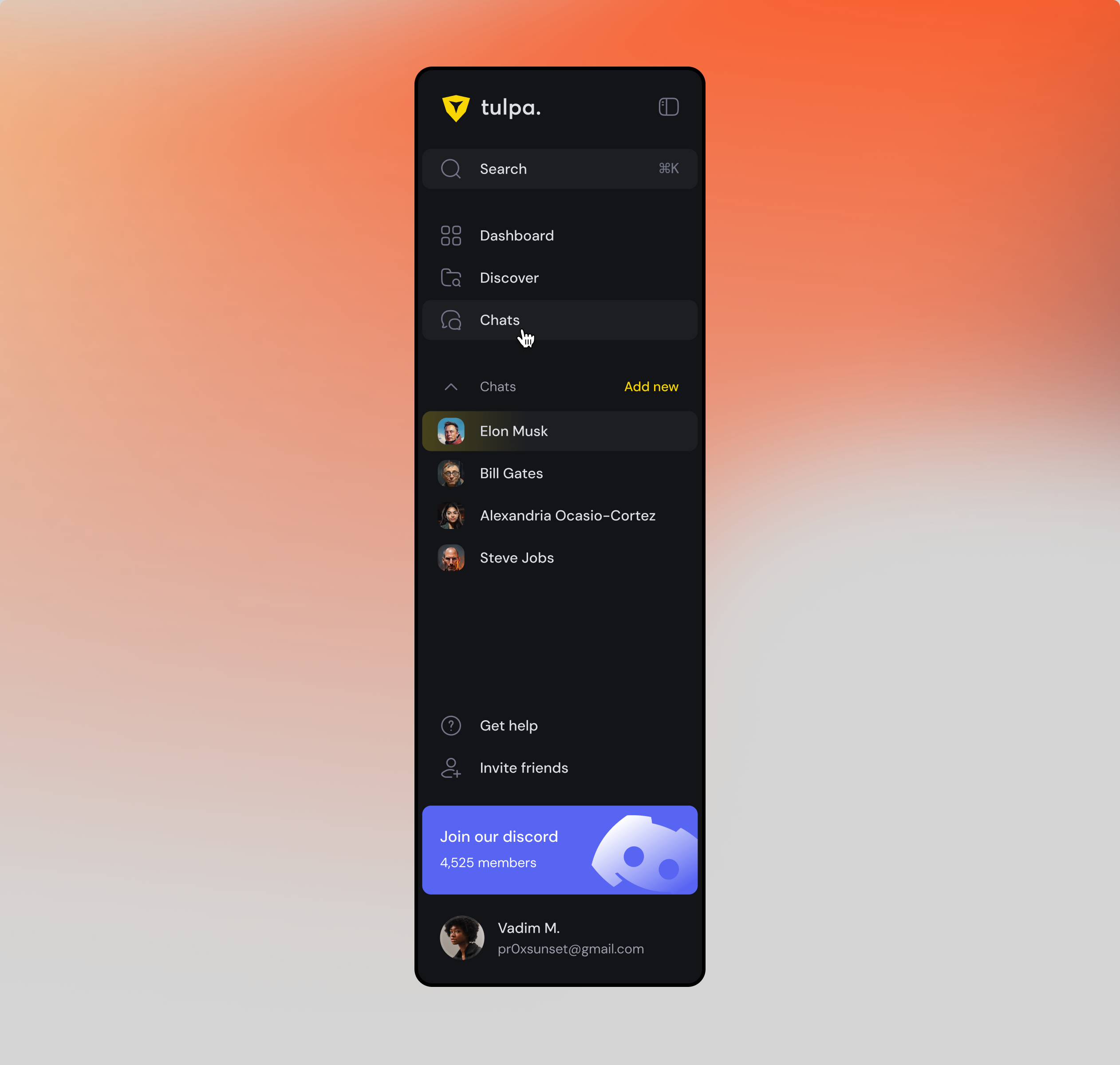 Sidebar WIP by Vadim Marchenko | Layers