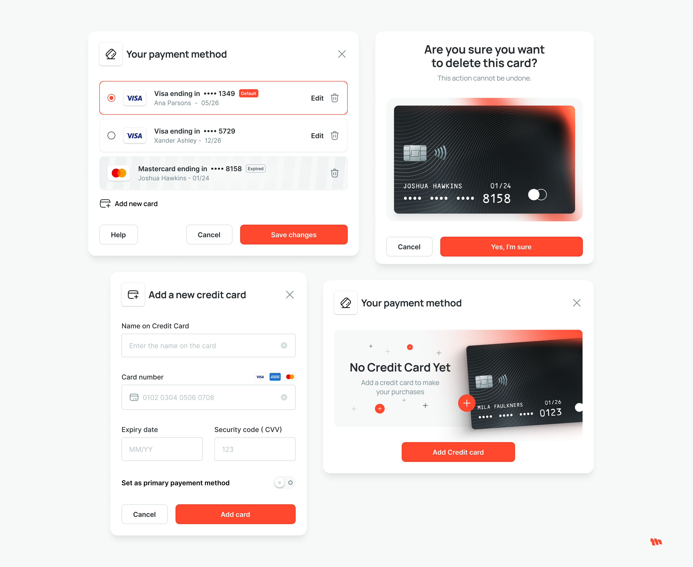 Payment Method by Manu | Layers