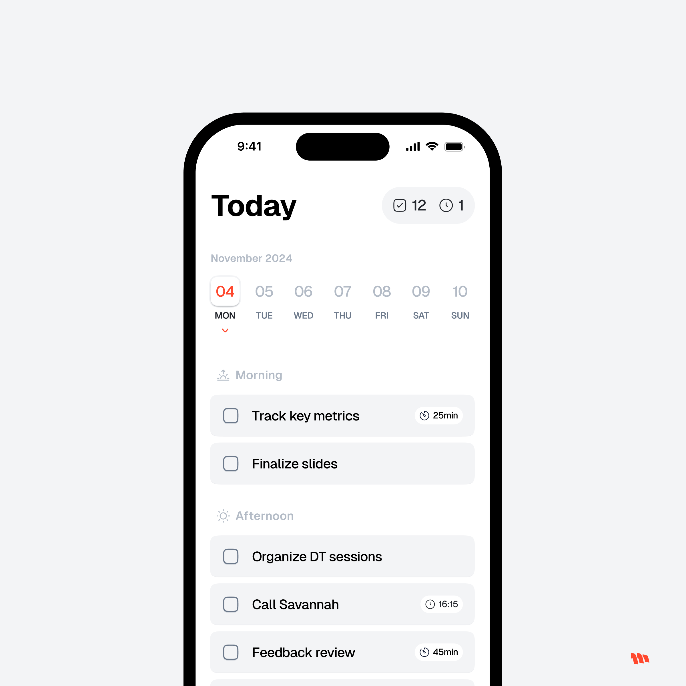 Today's tasks by Manu | Layers