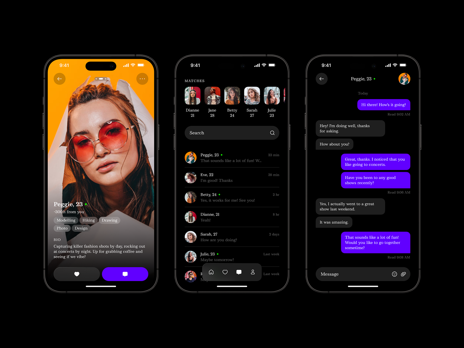Dating Mobile App by Shakuro | Layers