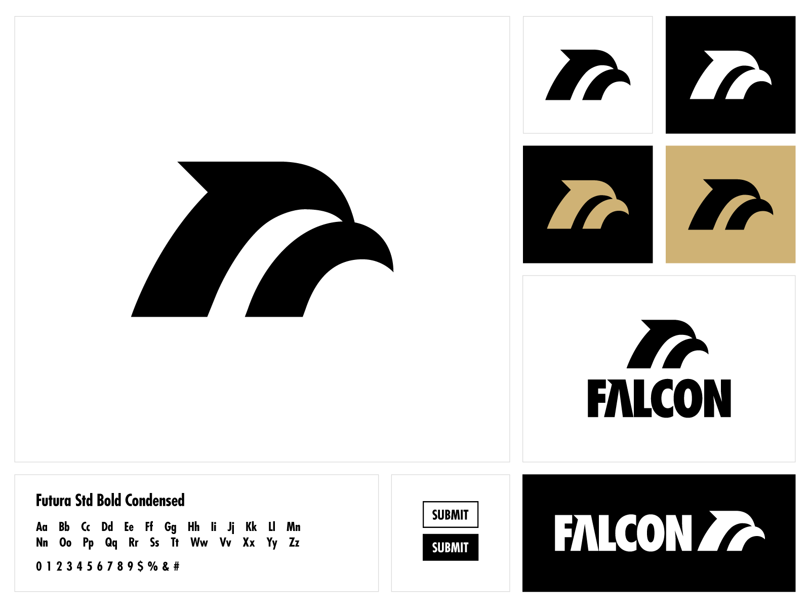 Falcon Logo Design by Mihai Dolganiuc | Layers