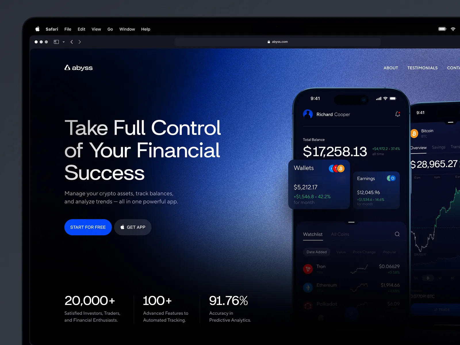 Landing Page Design for Crypto Exchange Platform by Shakuro | Layers