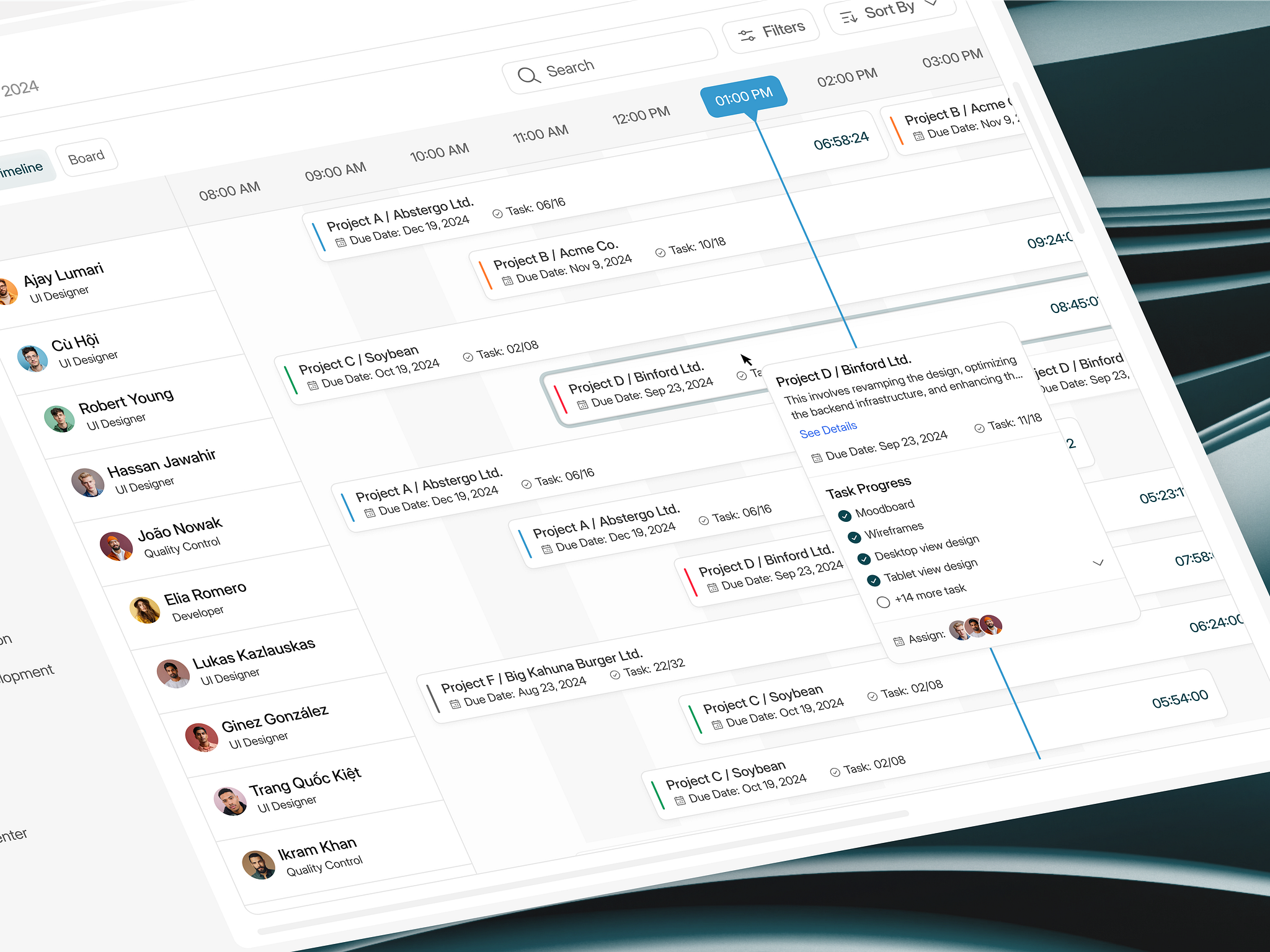 Talentrack - HR Management Dashboard [Time Tracker Page] by Kretya ...