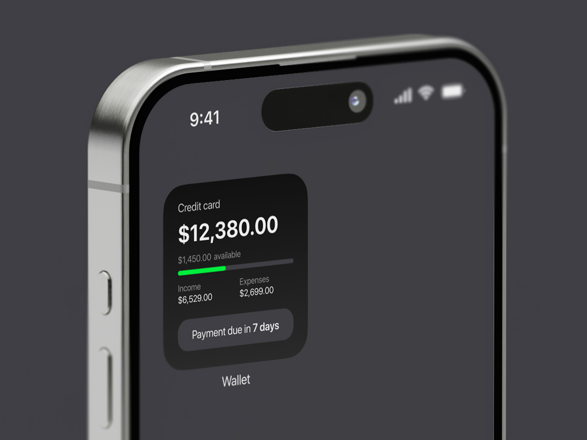 Wallet widget by Arina Dolgikh | Layers