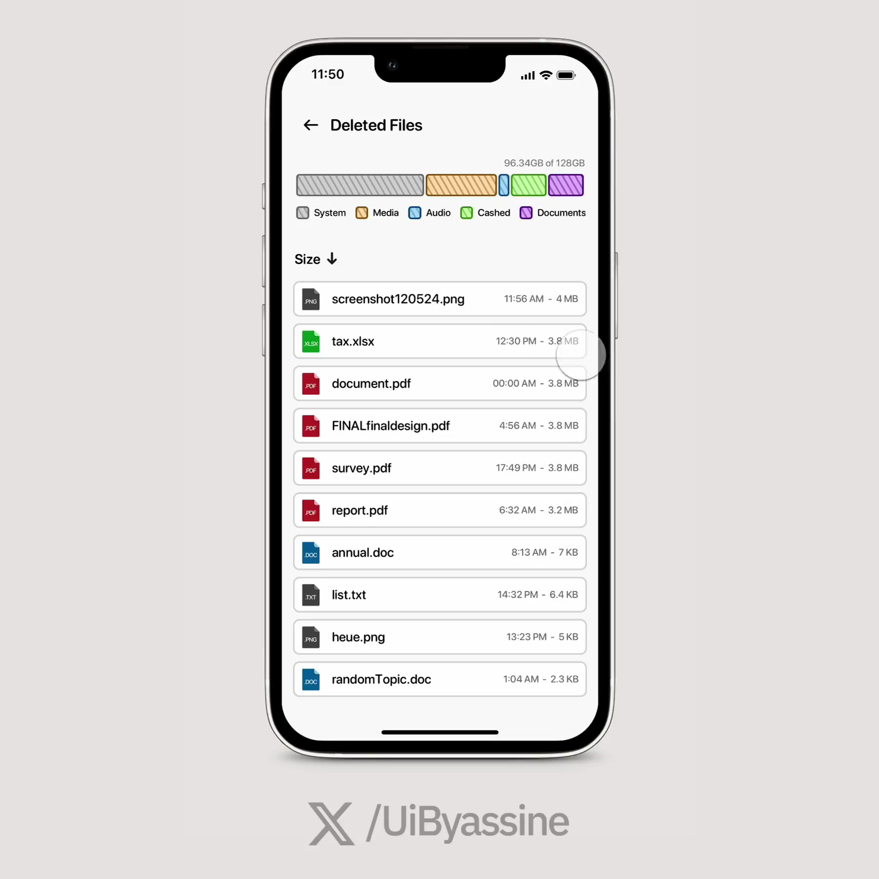 File Manager | Interaction by Yassine Brahmou | Layers