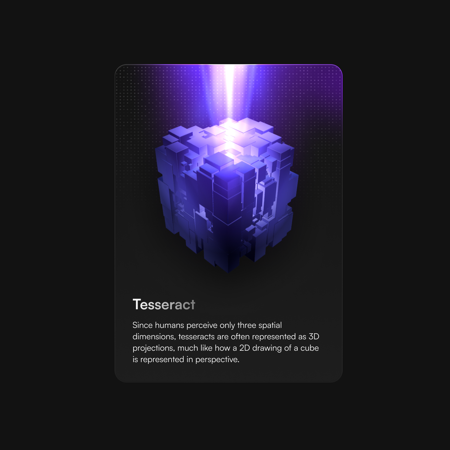 Tesseract by Alex Prokhorov | Layers