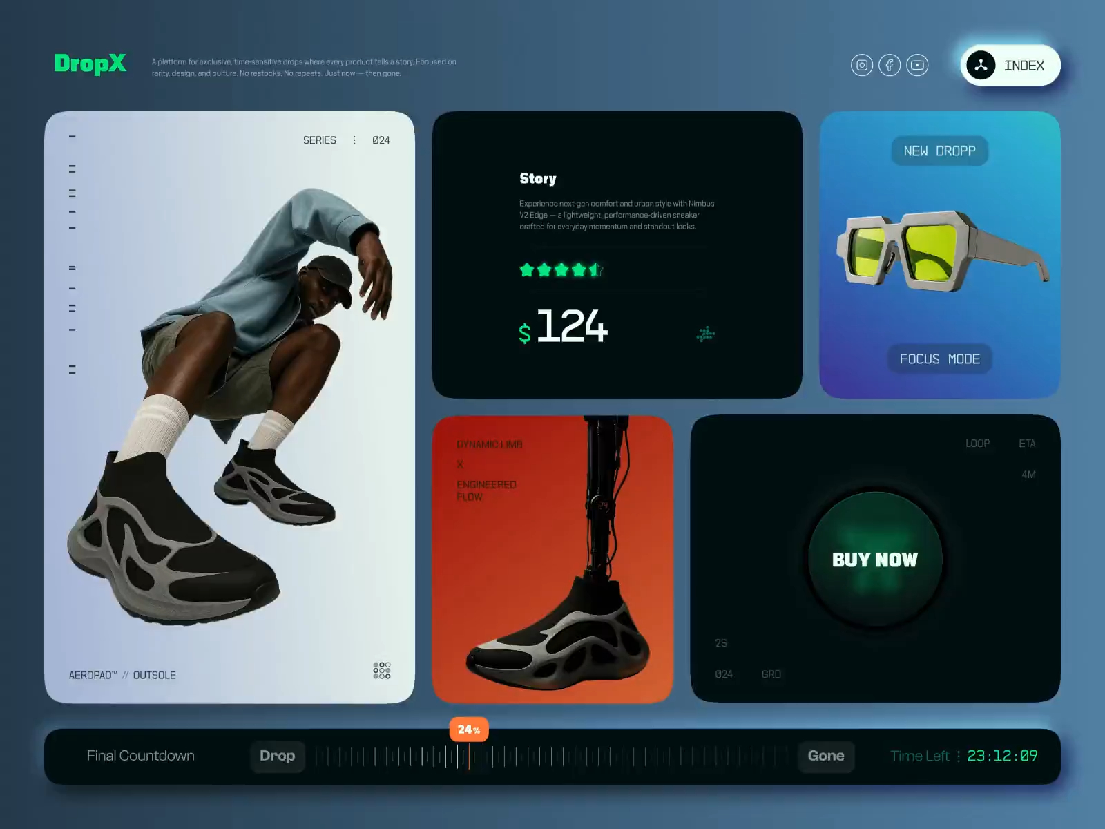 DropX // Website by BL/S® | Layers