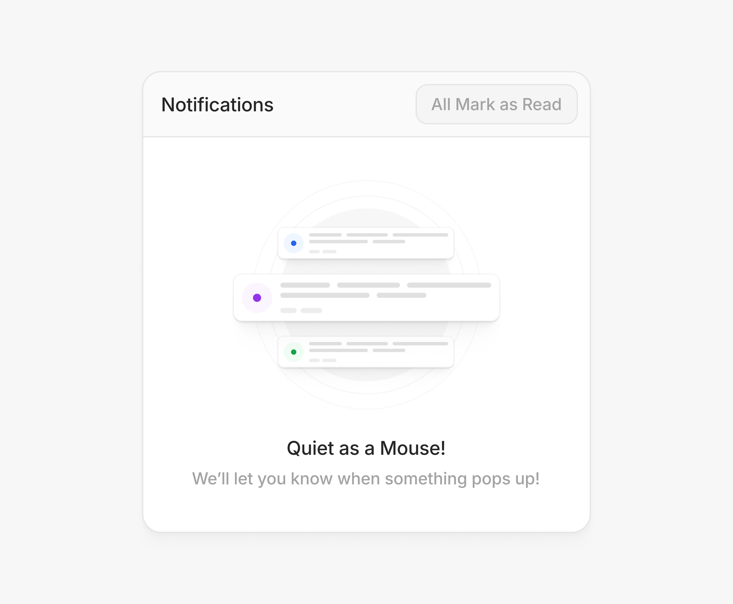 🔔 Empty screen for notification modal by Kerem YILDAN | Layers