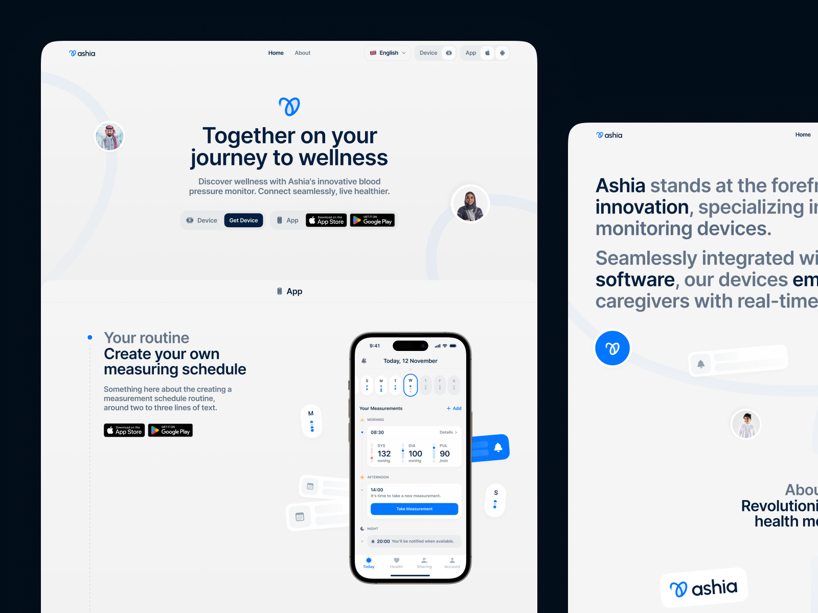 Ashia Landing Page. by Significa | Layers
