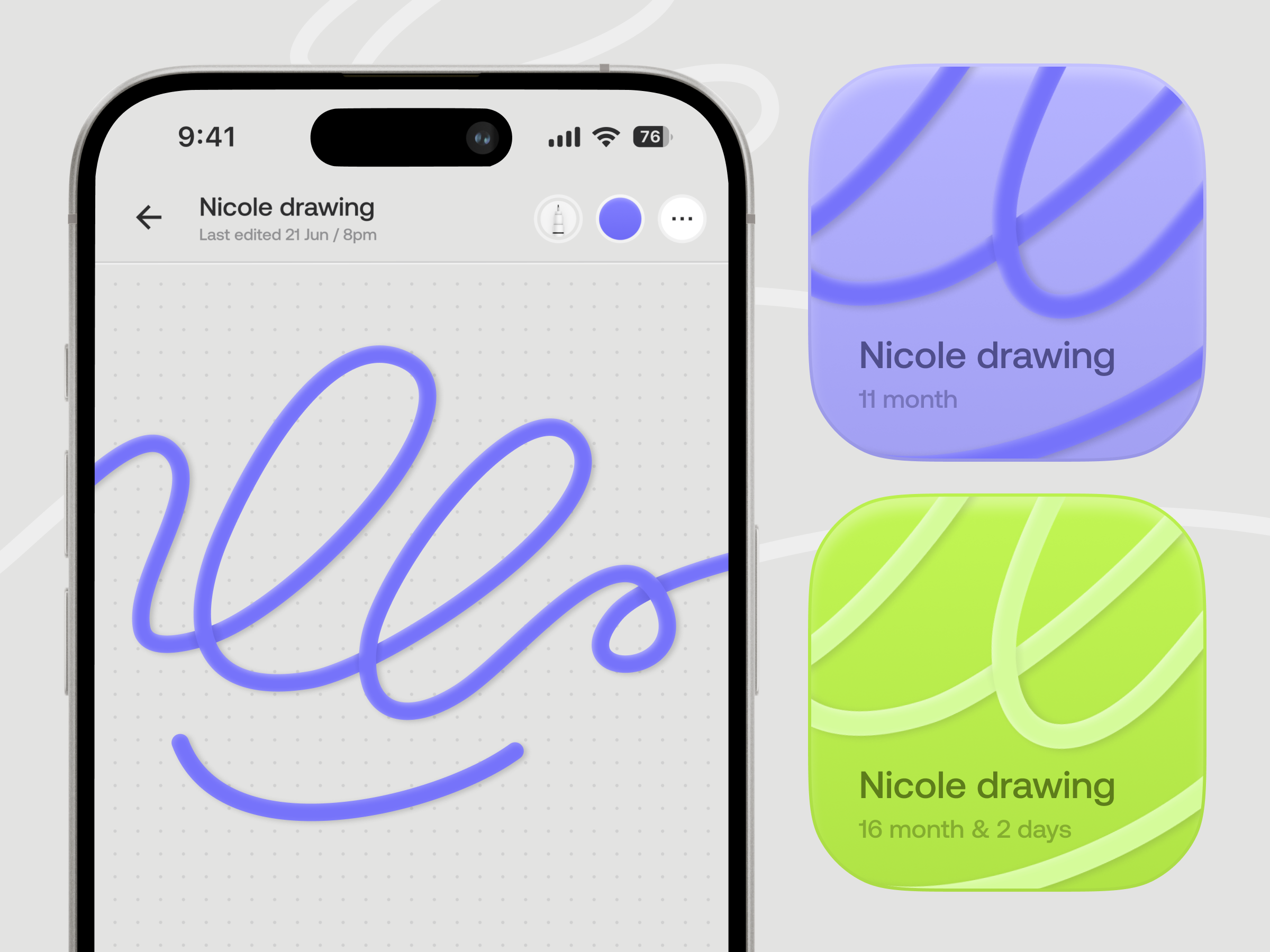 Child doodle widget by Taras Donchenko | Layers