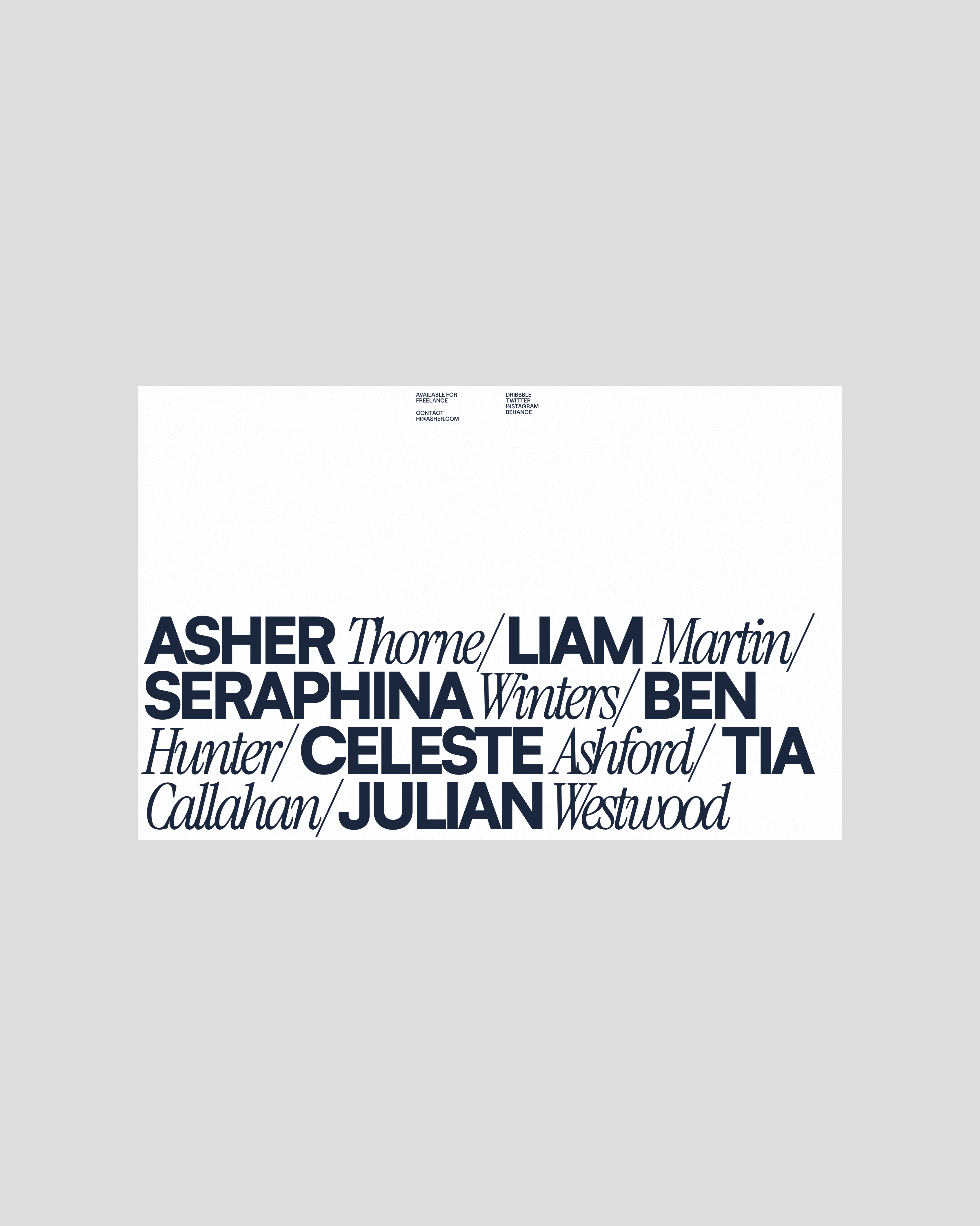 Typography by Aarzoo Aly | Layers