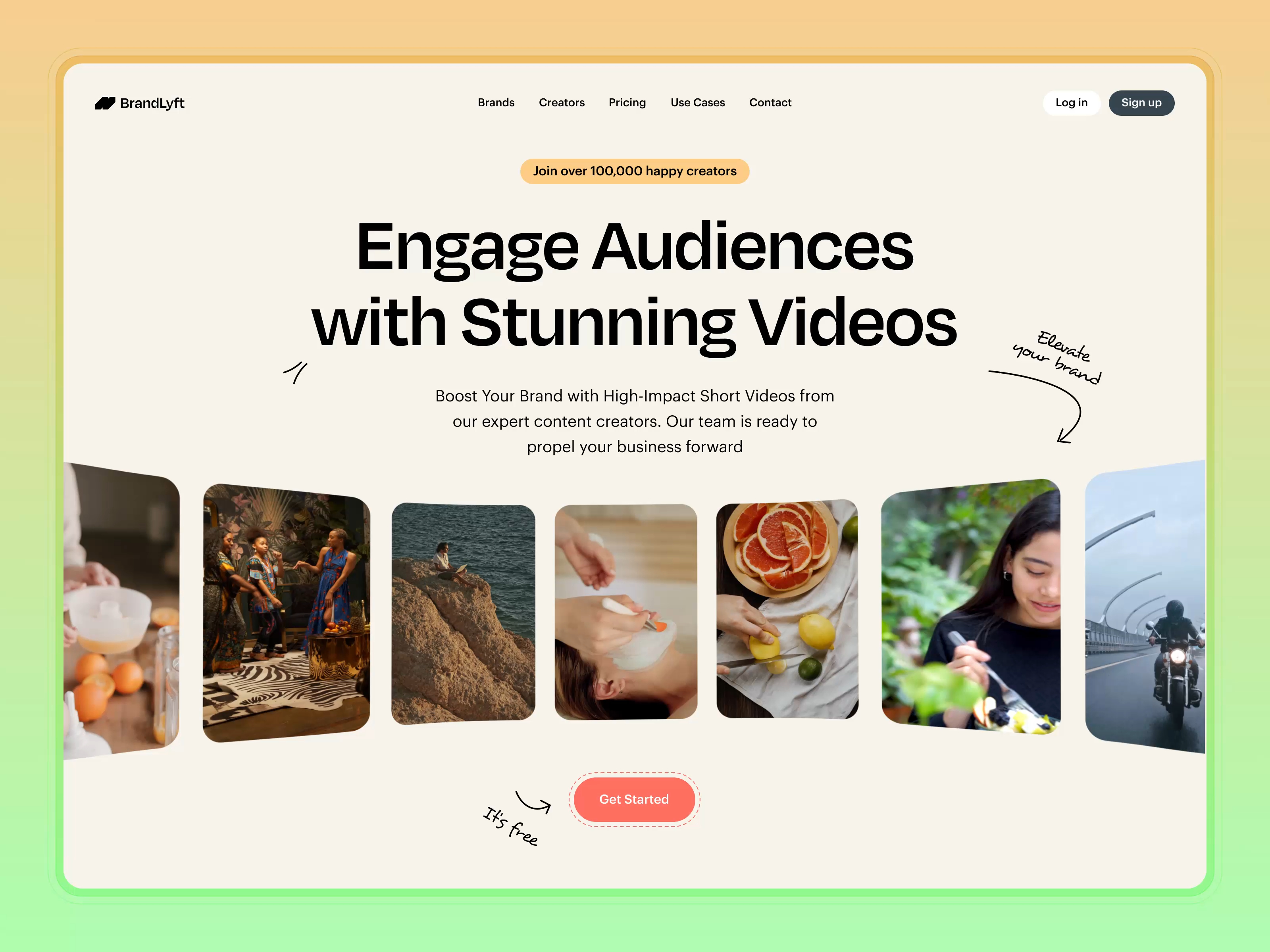Hero UI Animation by Vivid Motion | Layers