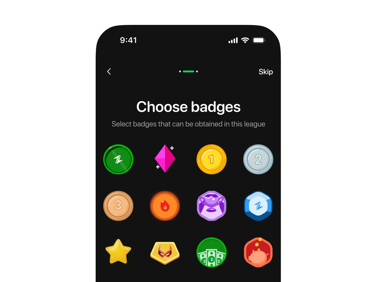 WIP - Choose badges by Richard Okunoghae | Layers