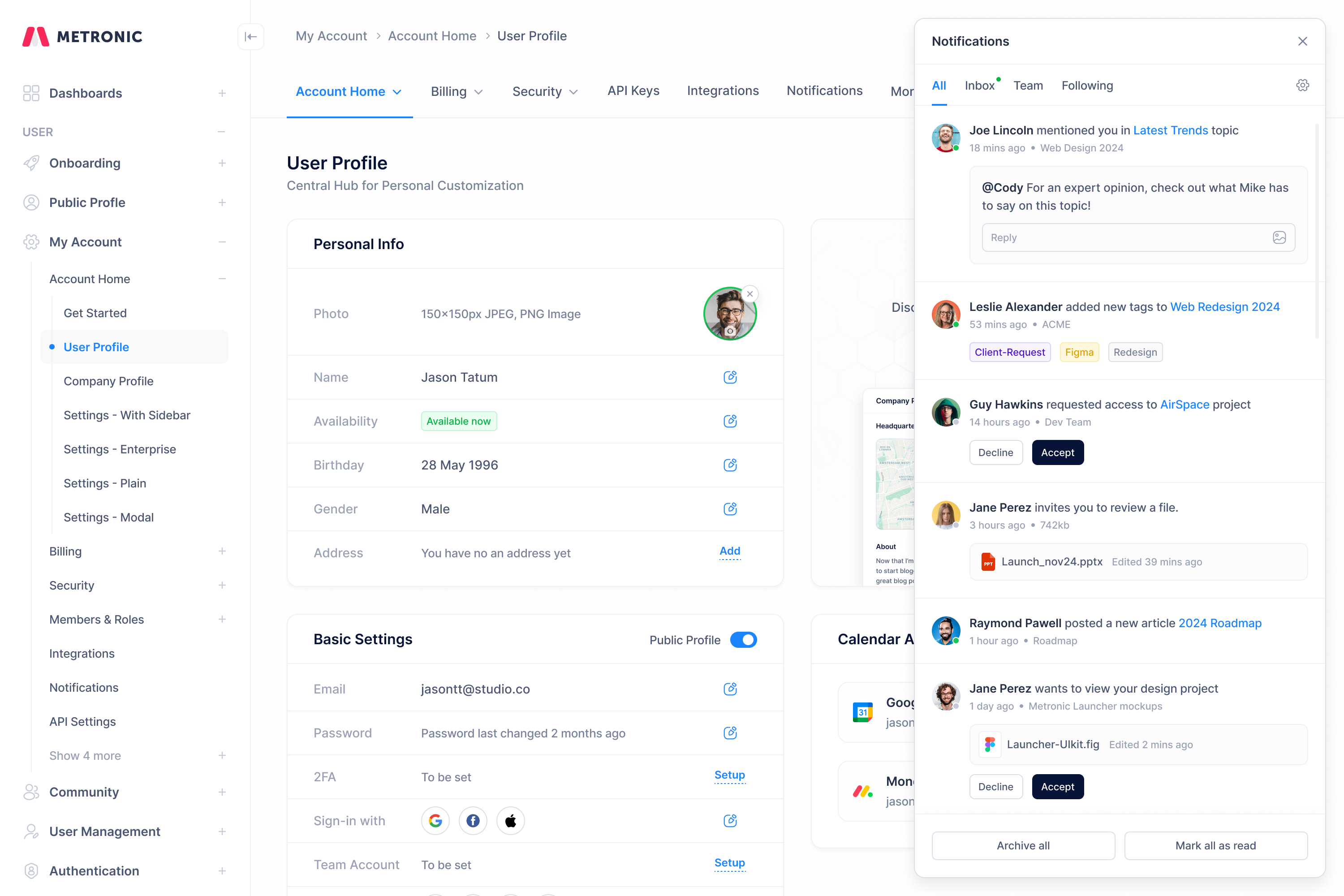 Notification UI by Bob | Layers