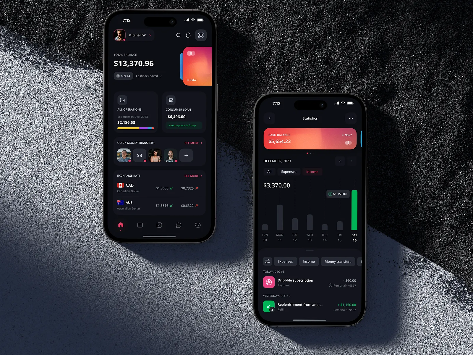 Mobile Banking App Design by Conceptzilla | Layers