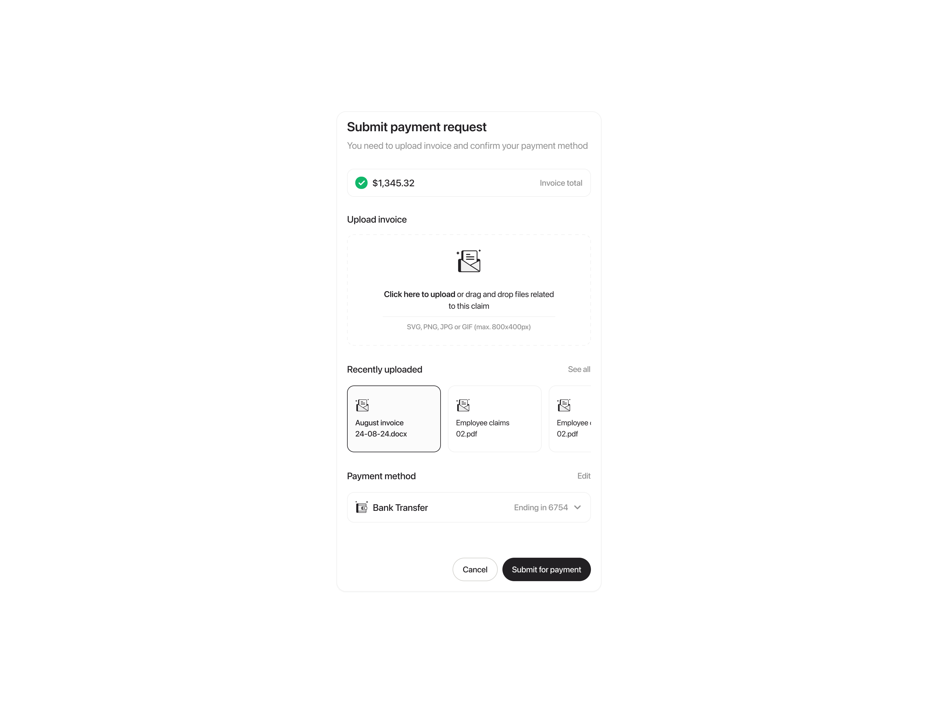 Payment modal by Dami Ojetunji | Layers