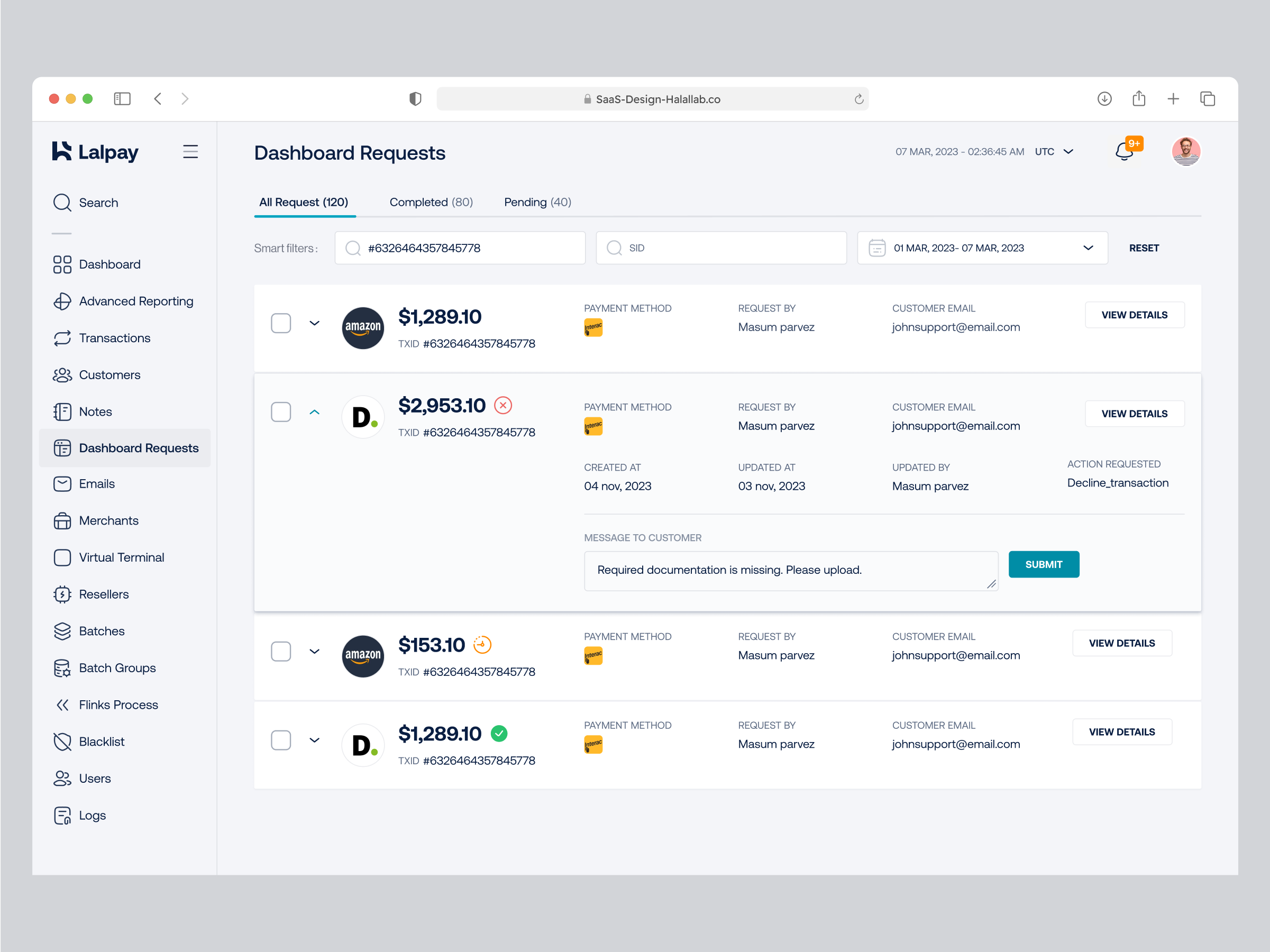 Dashboard request by Masum Parvej | Layers